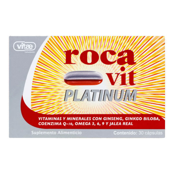 Rocavit Platinum | Suplemento alimenticio | Vitaminas y Minerales | 30 ...