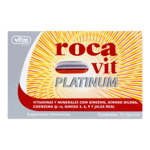 Rocavit Platinum | Suplemento alimenticio | Vitaminas y Minerales | 30 ...
